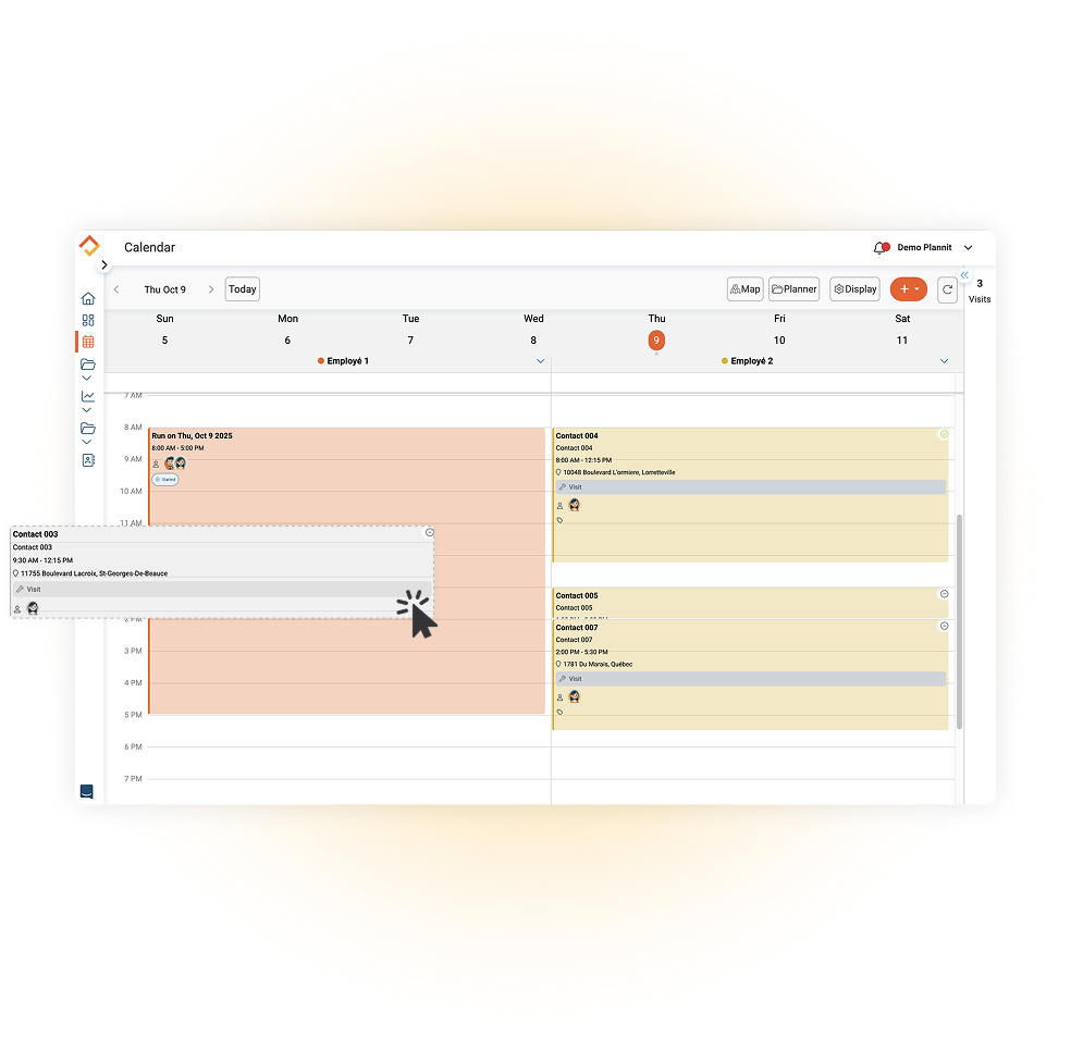 Field service scheduling software